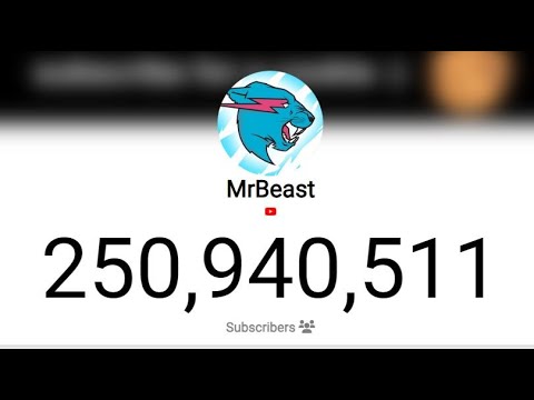 MrBeast Vs T-Series Live Subscriber Count