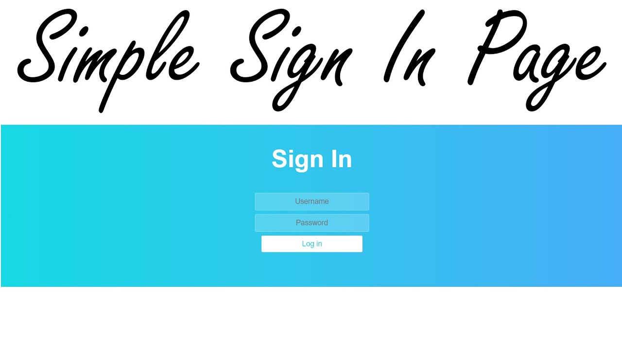 How to create simple login form #HTML5, #CSS3 || #WEB CODIAN