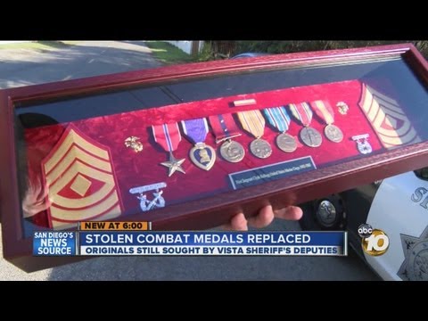 Replacement medals given to WWII veteran