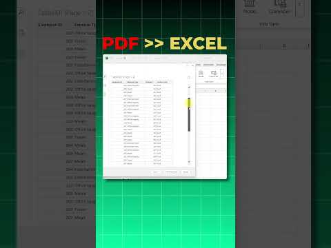 Convert PDF Table to Excel in Seconds! No Manual Typing Needed