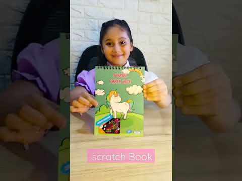 scratch Book #stationery #unicorn #art #craft#shorts #youtubeshorts #viral