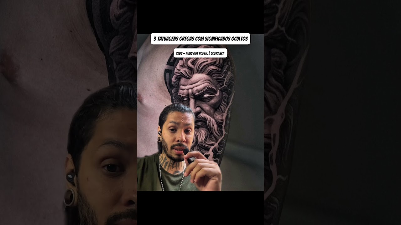 Zeus, Poseidon e Medusa: o que essas tatuagens realmente significam?