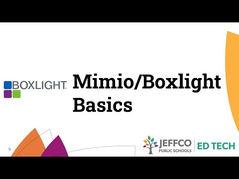 Mimio Boxlight Basics