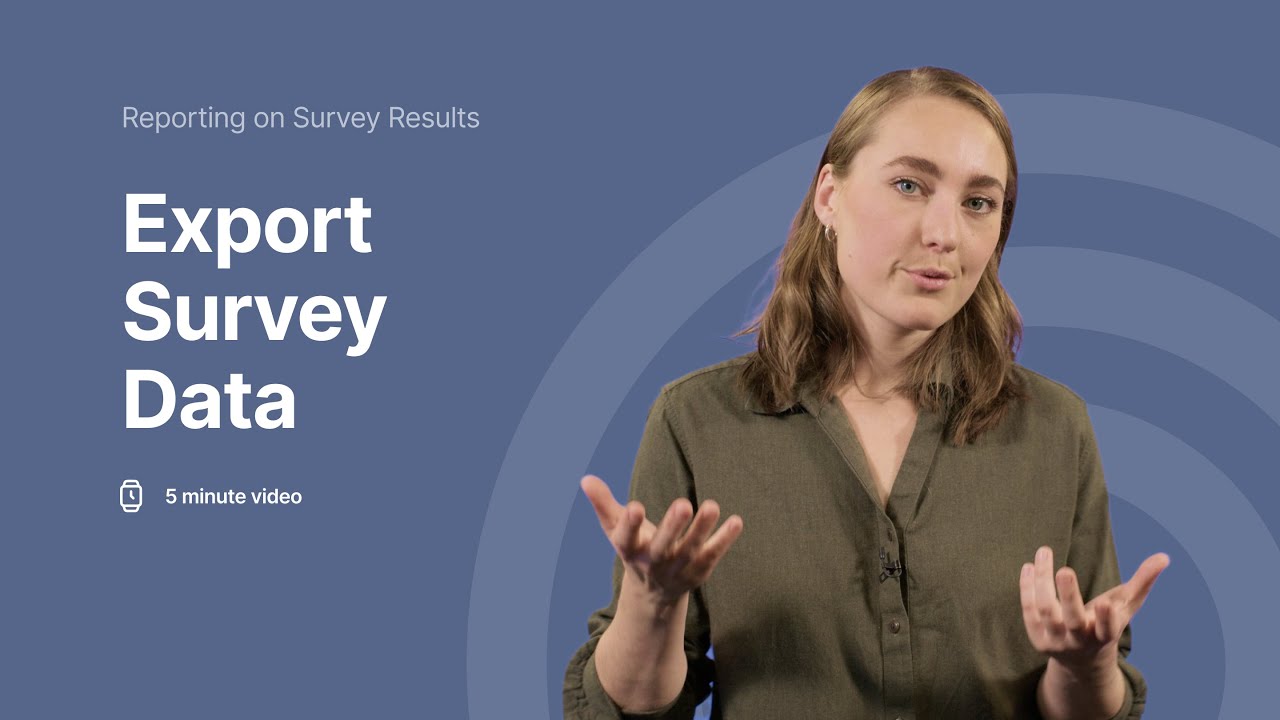 Master Survey Data Export in Enalyzer