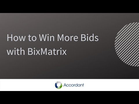 How to Win More Bids with BidMatrix