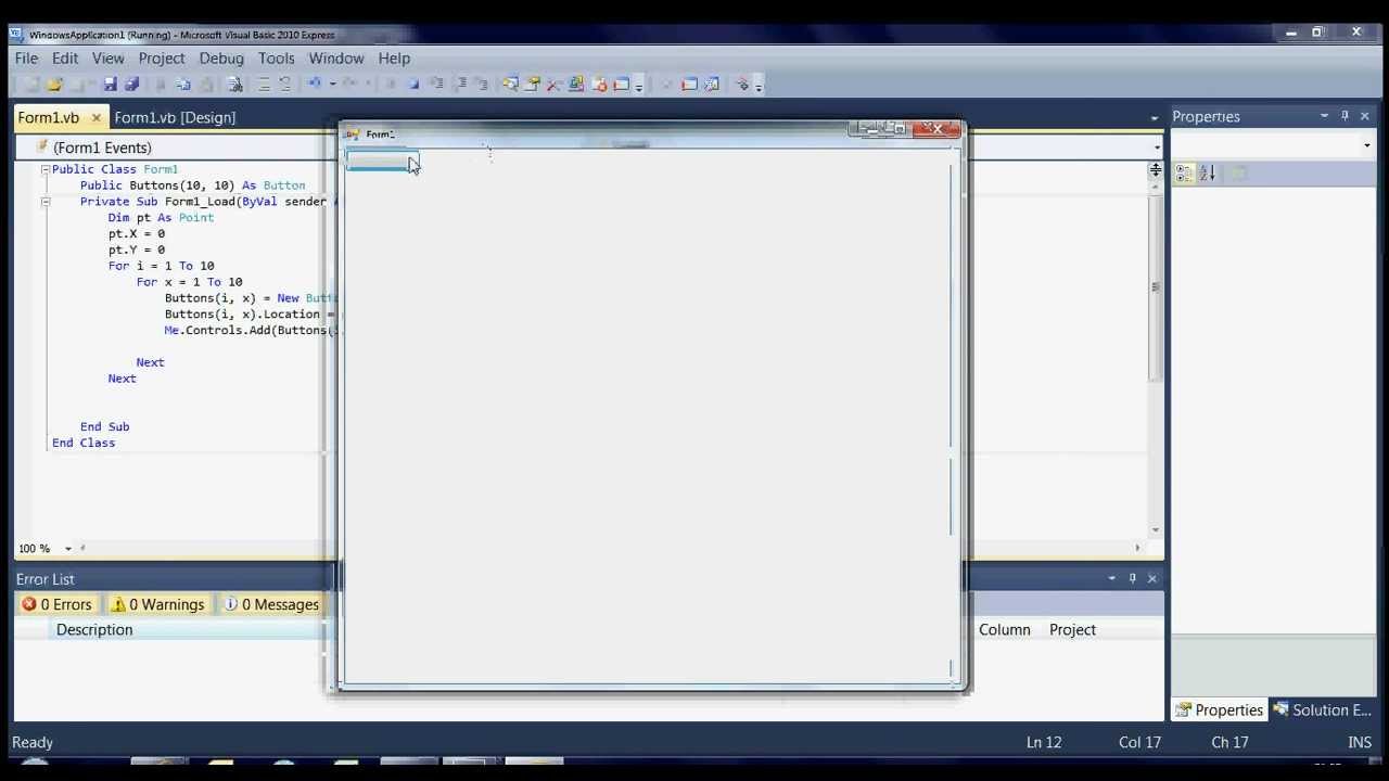 Dynamically Add Buttons to a userform