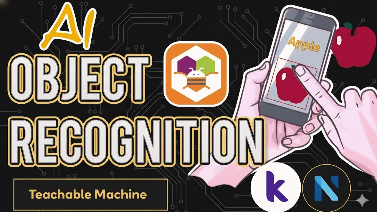 Creating an AI object Recognition App with MIT App Inventor | Teachable Machine |