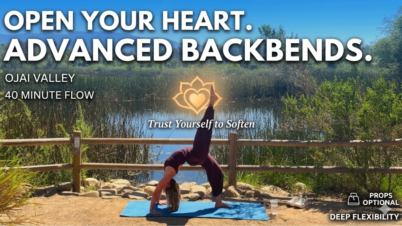 Soften to Open: 40 Minute Advanced Backbend Yoga Class