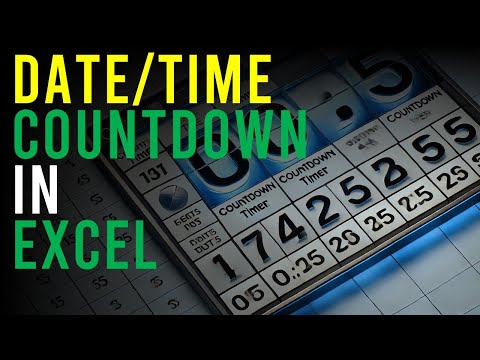 Create A Date & Time Countdown in Excel