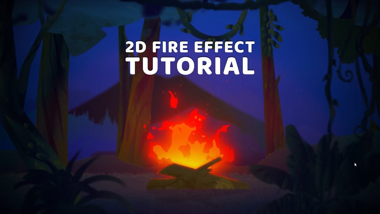 2D Fire Effect - After Effects Tutorial | No plugin required