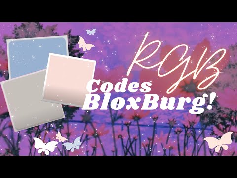7 RGB Codes & Colors For Bloxburg Roblox!|It's Lisette