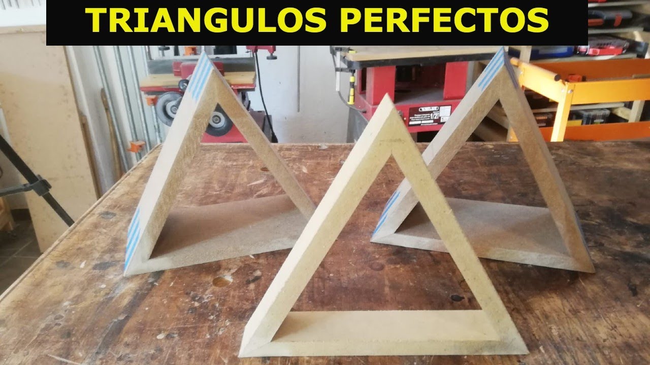 HOW TO MAKE WOODEN TRIANGLES