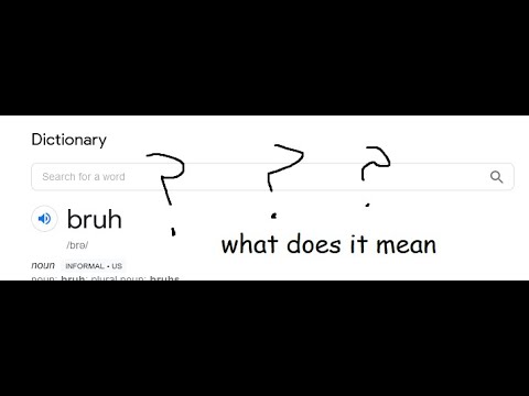 the definition of "bruh"