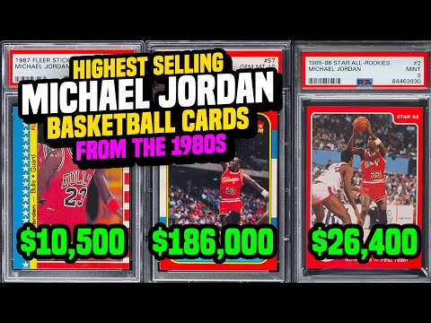 Top 15 Michael Jordan Basketball Cards from the 1980's recently sold for BIG Money ???? #sportscards