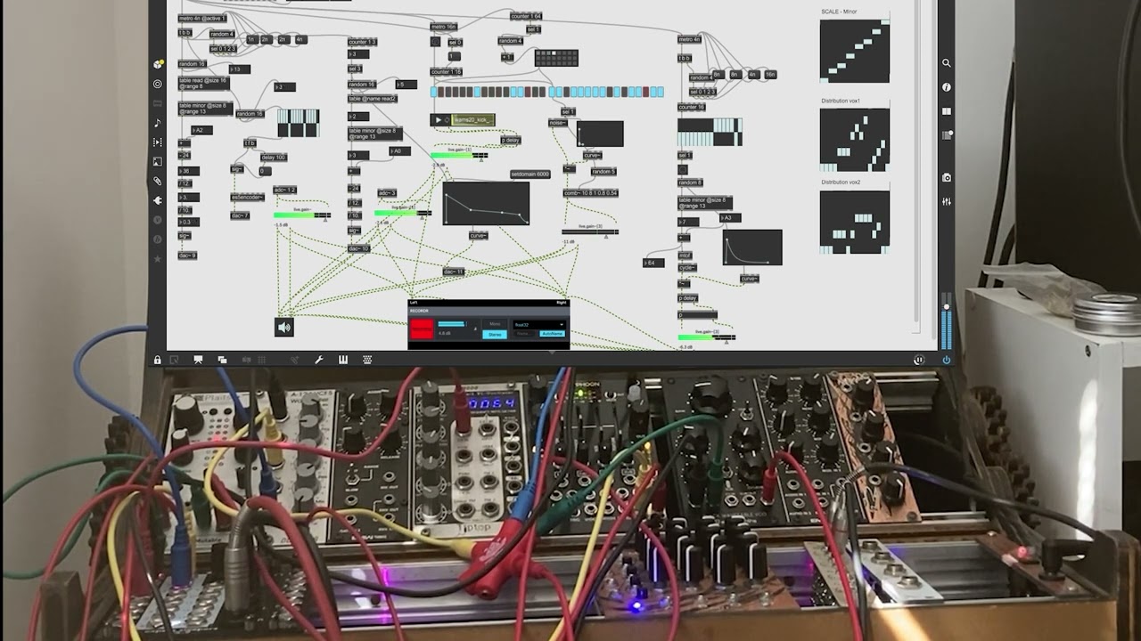 Generative Ambient Patch - MAX/MSP + Eurorack