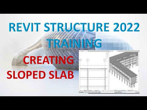 REVIT STRUCTURE 2022 LESSON 23: CREATING SLOPED SLAB | LEARNING WITH RICH