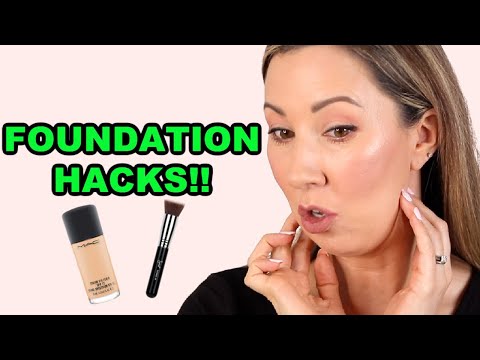 The best way to apply LIQUID FOUNDATION! | With A Brush!