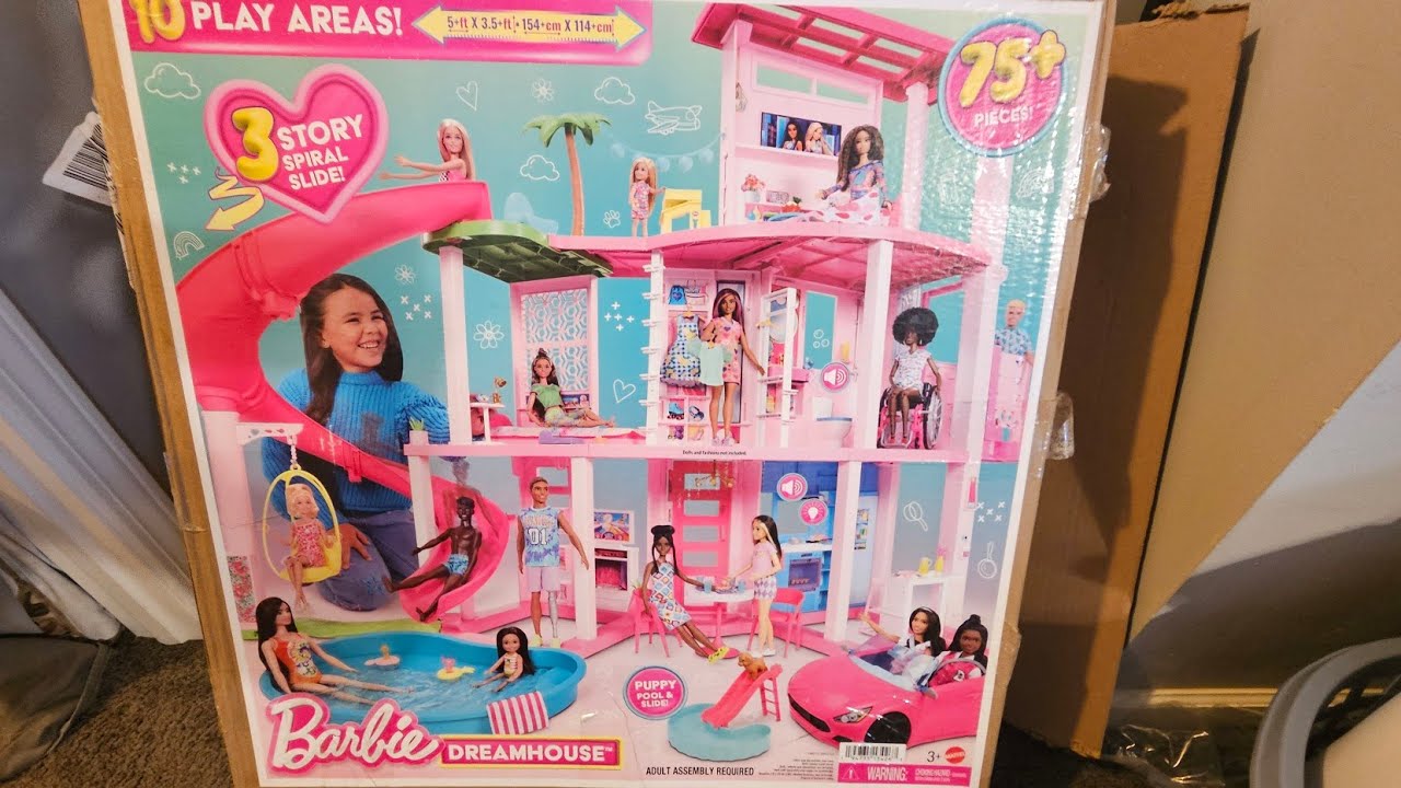 How to Assemble BARBIE DREAMHOUSE (unedited)