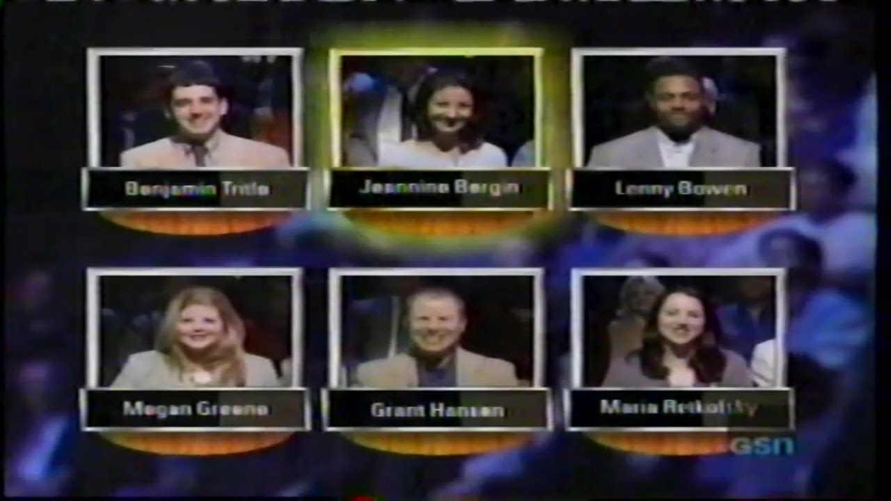 Twenty-One game show from 2000 w/Maury Povich:    Andrew vs Megan (Part 1)