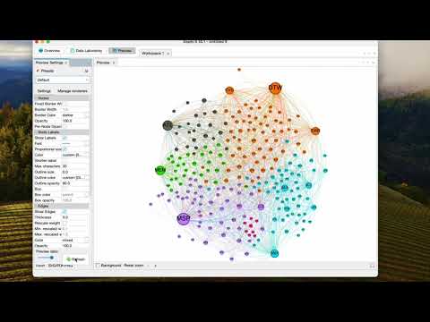 NetSci 06-03 Gephi Network Layout with Force Atlas 2