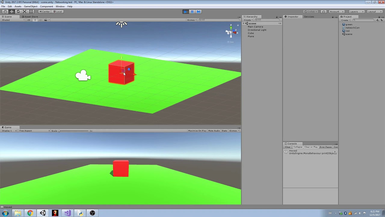 TCP socket connection to Unity with Python