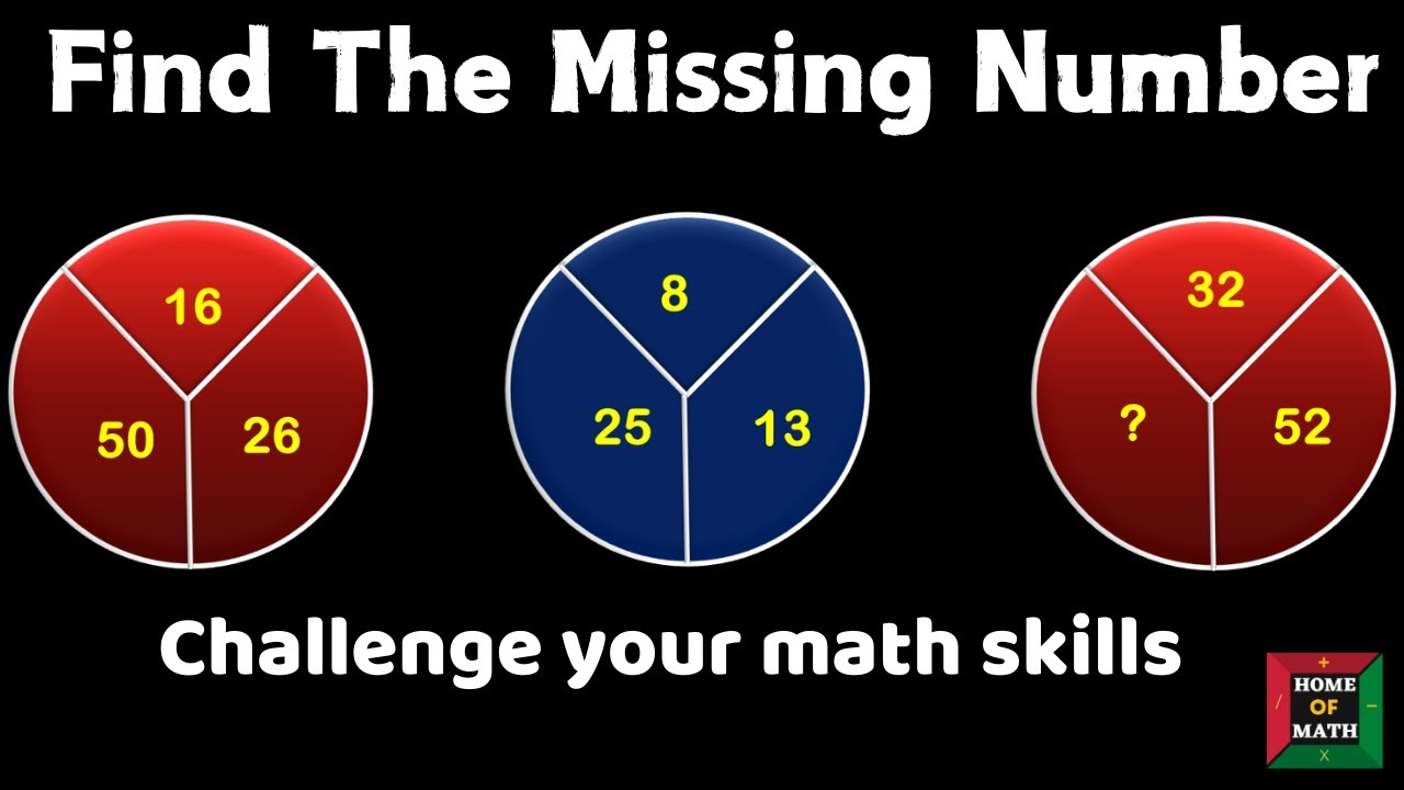 Can You Find the Missing Number? 🔢 | Brain Teaser with Solution