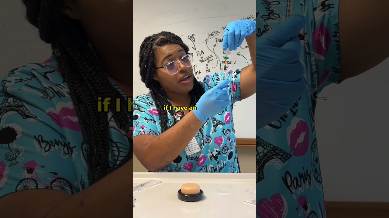 Prevent TB spread: Our instructor walks you through a proper PPD injection. #NursingEducation #HowTo