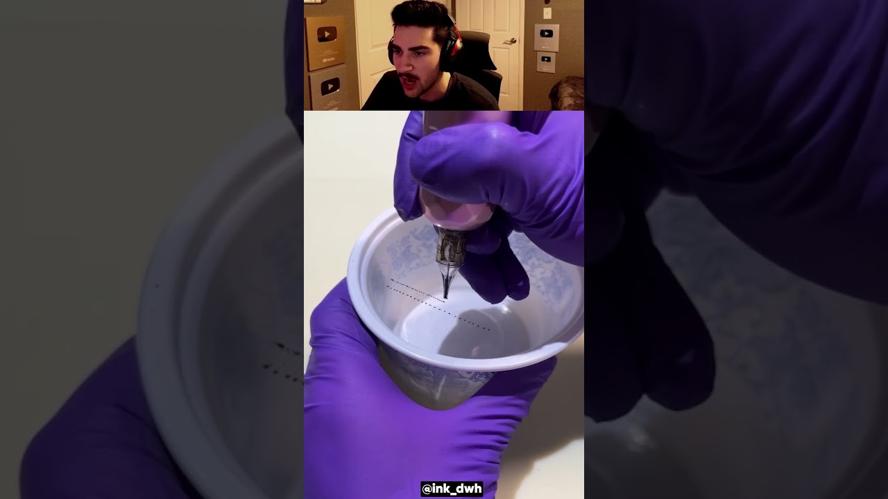 Tattoo Pen At Different Speeds! 😯