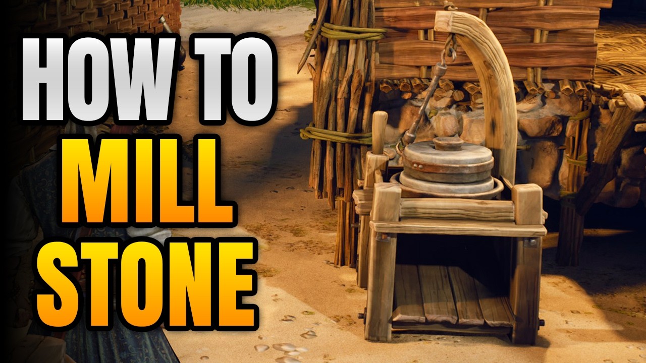 How To Unlock And Build A Millstone In Windrose | How To Make Powdered Materials Using The Millstone