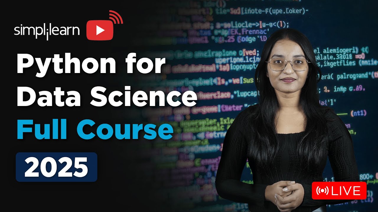 Python For Data Science Full Course 2026 | Data Science With Python For Beginners | Simplilearn