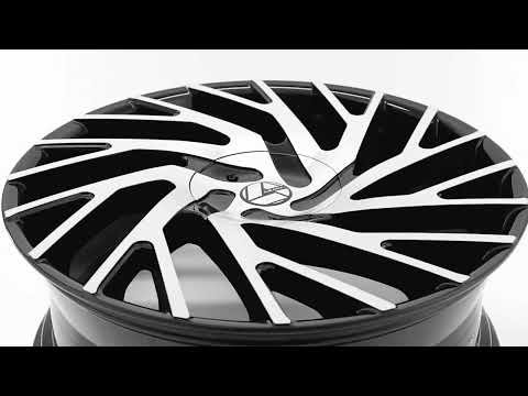 Azara Aza-505 Wheels Rims 28x9.5 Blank Custom Drilled Gloss Black ...