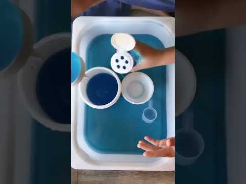 water play daycare activity