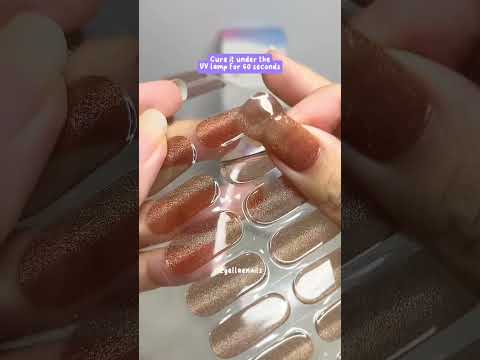 Salon-Quality Nails At Home with Gellae Gel Nail Stickers #NailArt #DIYManicure
