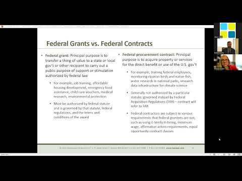 Keeping Tabs on Federal Grant Funds: Key Considerations in Contracting for Services