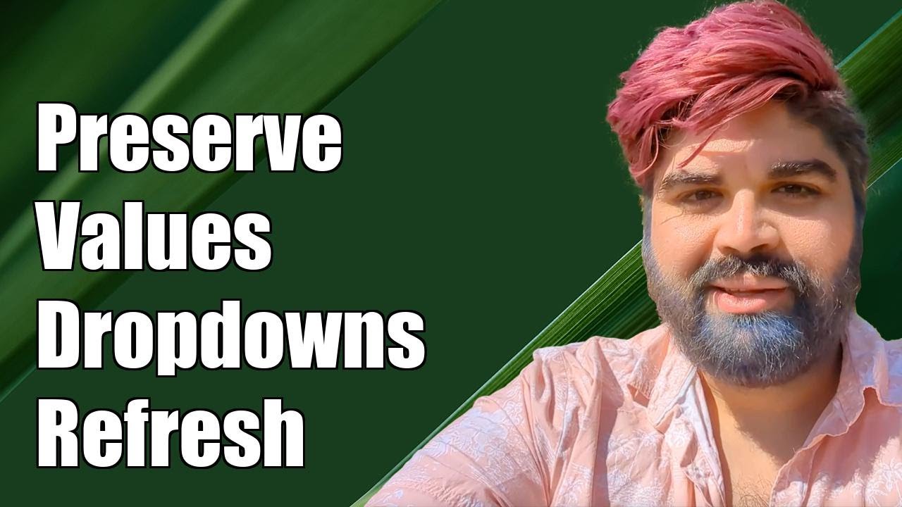 How to Preserve Selected Values in Dynamic Dropdowns After Page Refresh