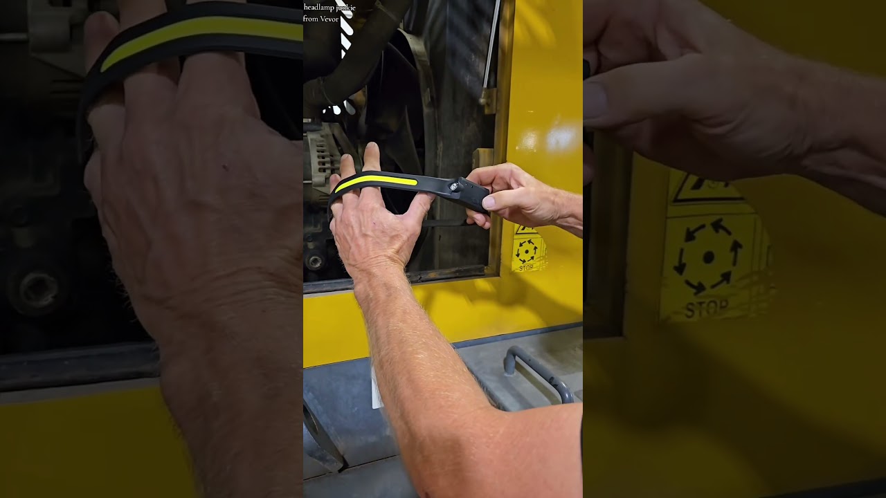 Rechargeable LED Headlamp with Motion Sensor for Outdoor Adventures #headlamp