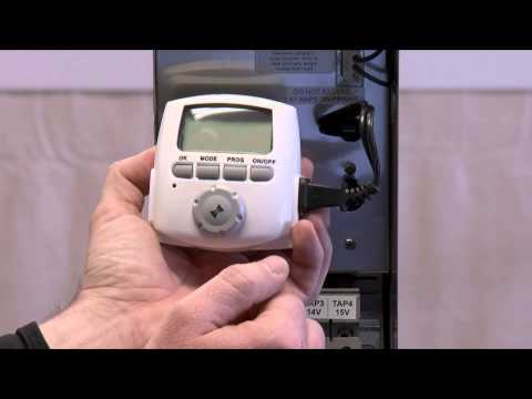 How do I program a digital timer for landscape lighting?
