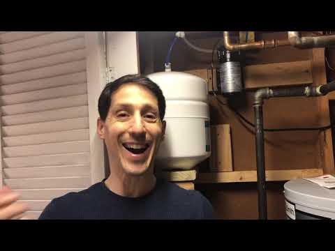 How to: Reverse osmosis filter to fridge with pump and dampener tank