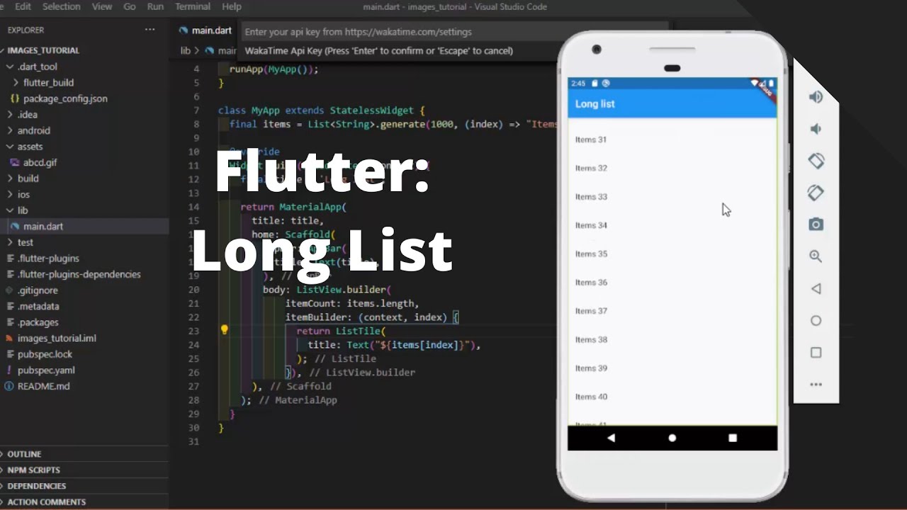 Flutter Long List: ListView Tutorial