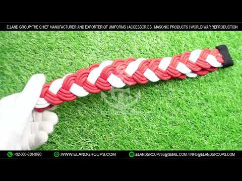 Military Shoulder Cords Red And White, Army Shoulder Cord, Uniform Shoulder Cord Suppliers