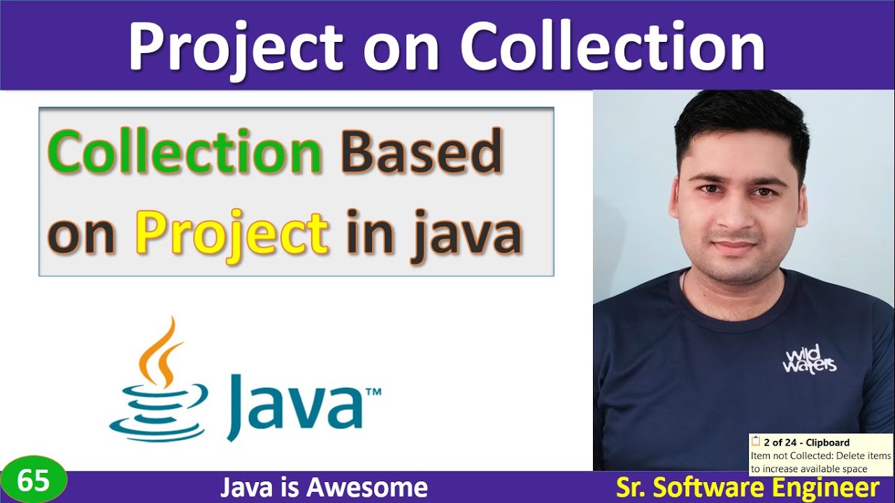 Project in Java based on Collection