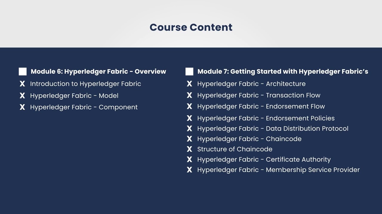 Certified Hyperledger Developer | Learn Enterprise Blockchain Development