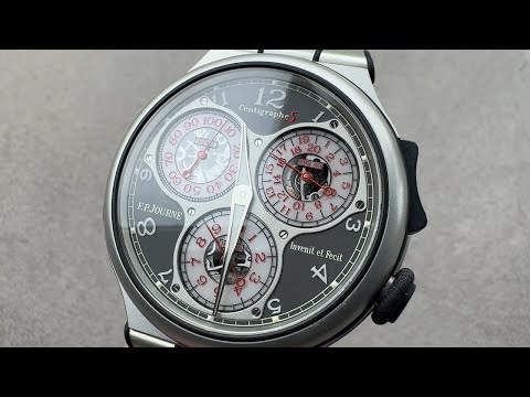 F.P. Journe Centigraphe Sport Aluminum Luxury Watch Review (L-CTS AL 42 B GR)