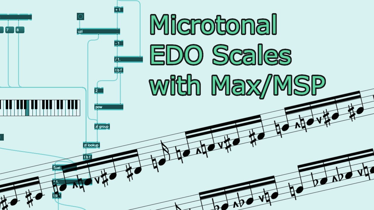 Microtonal EDO Scales – Max/MSP Tutorial