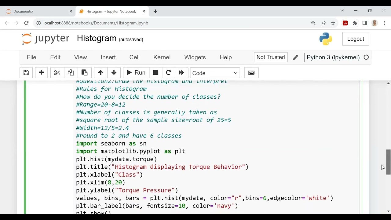 #6 Histogram with Example in Python | #DrPKVAnalytics
