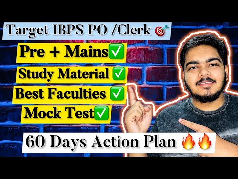 🔥60 Days Hard Strategy For IBPS Po 2025 ✅