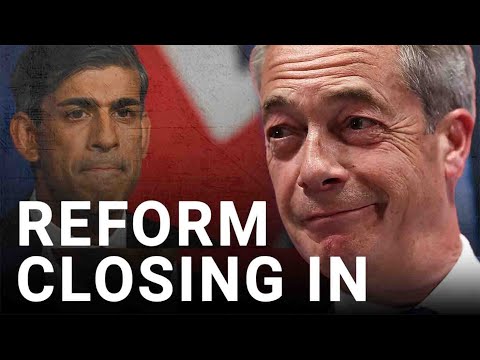 Reform polling just two points behind Tories