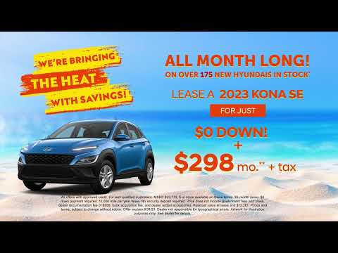 Lease a 2023 Kona SE for just $298/mo at Delray Hyundai!