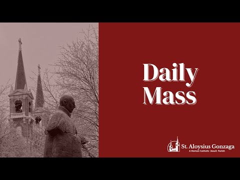 8 am Friday Mass at St. Aloysius, June 20, 2025