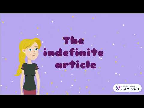The indefinite article in French